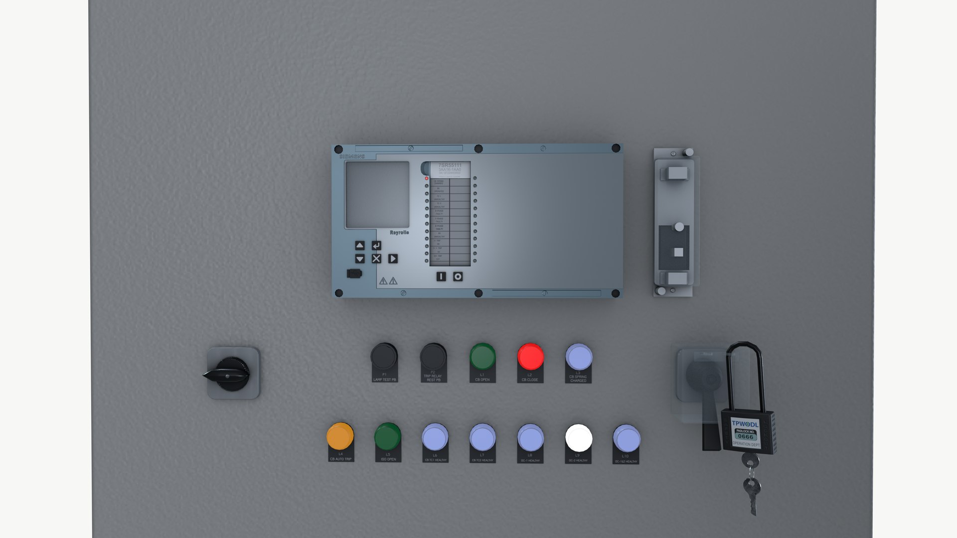 3D Control Panel Model - TurboSquid 2390061