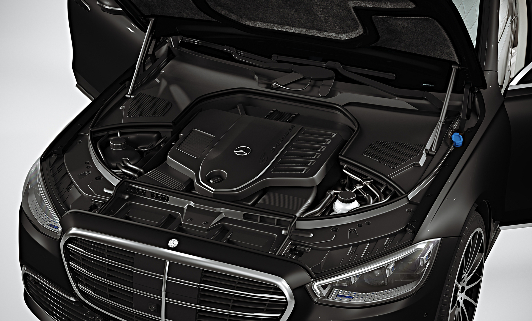 2021 mercedes-benz s-class short 3D model - TurboSquid 1705059