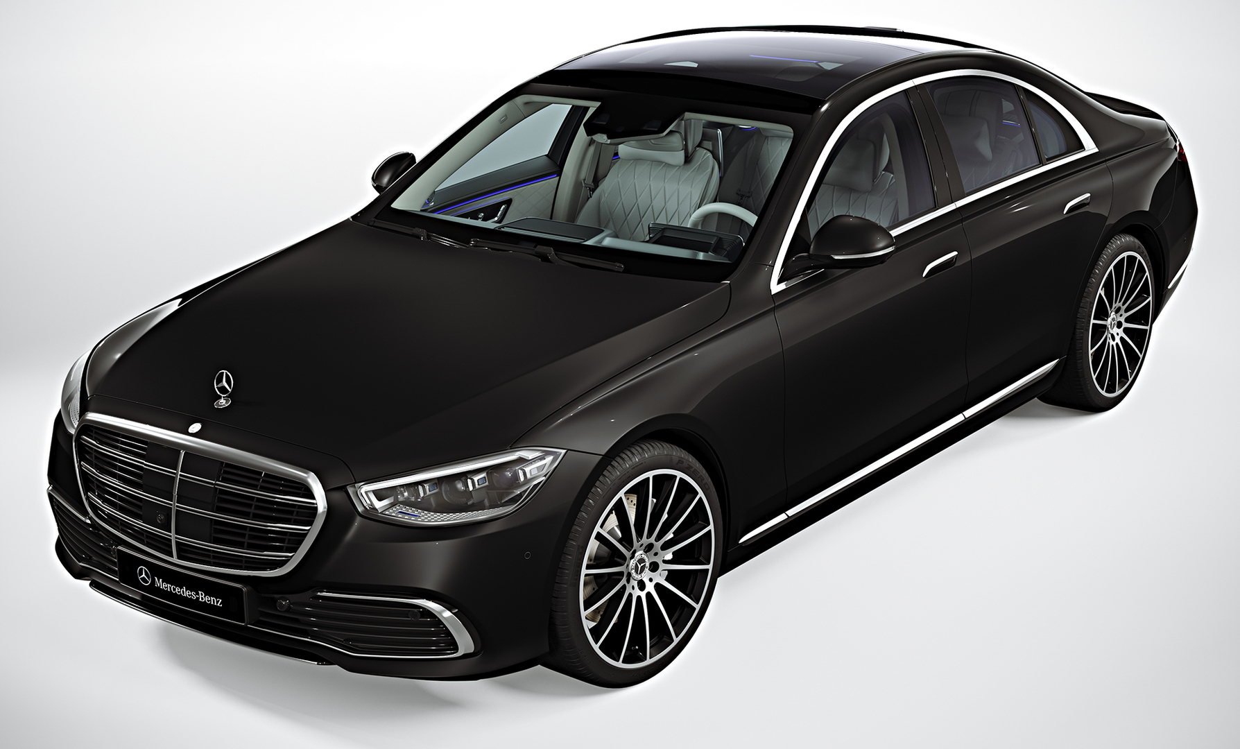 2021 mercedes-benz s-class short 3D model - TurboSquid 1705059