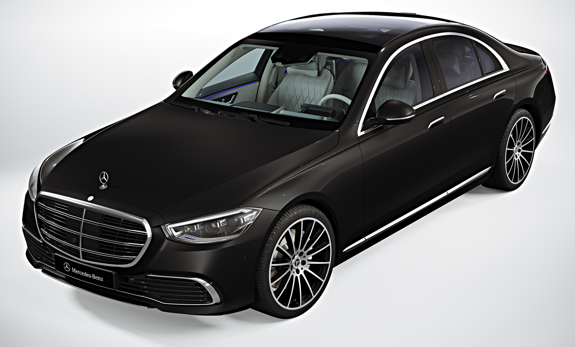 2021 mercedes-benz s-class short 3D model - TurboSquid 1705059