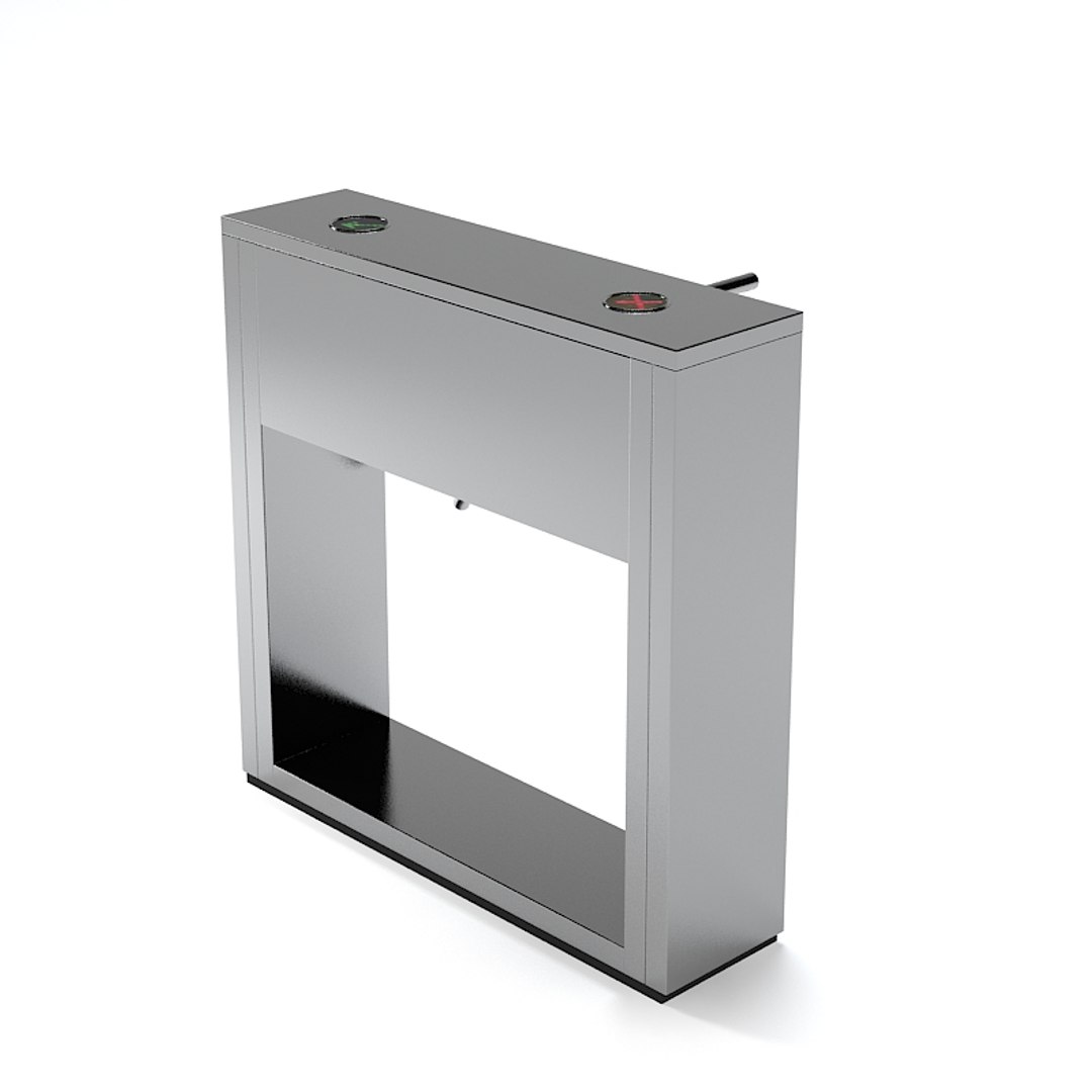guard entrance control 3d model