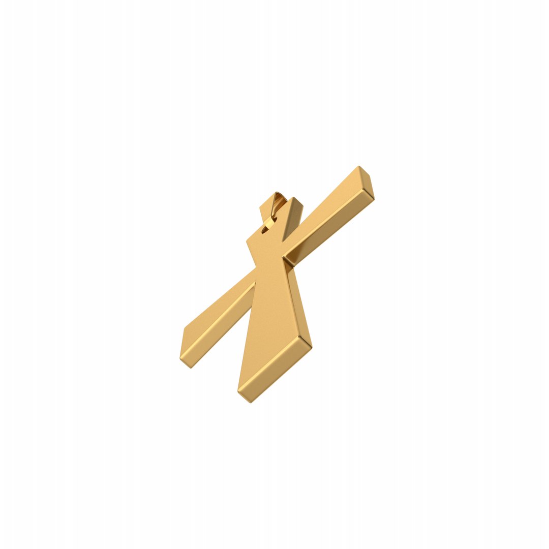 Gold Christian Cross 3D Model - TurboSquid 2204048