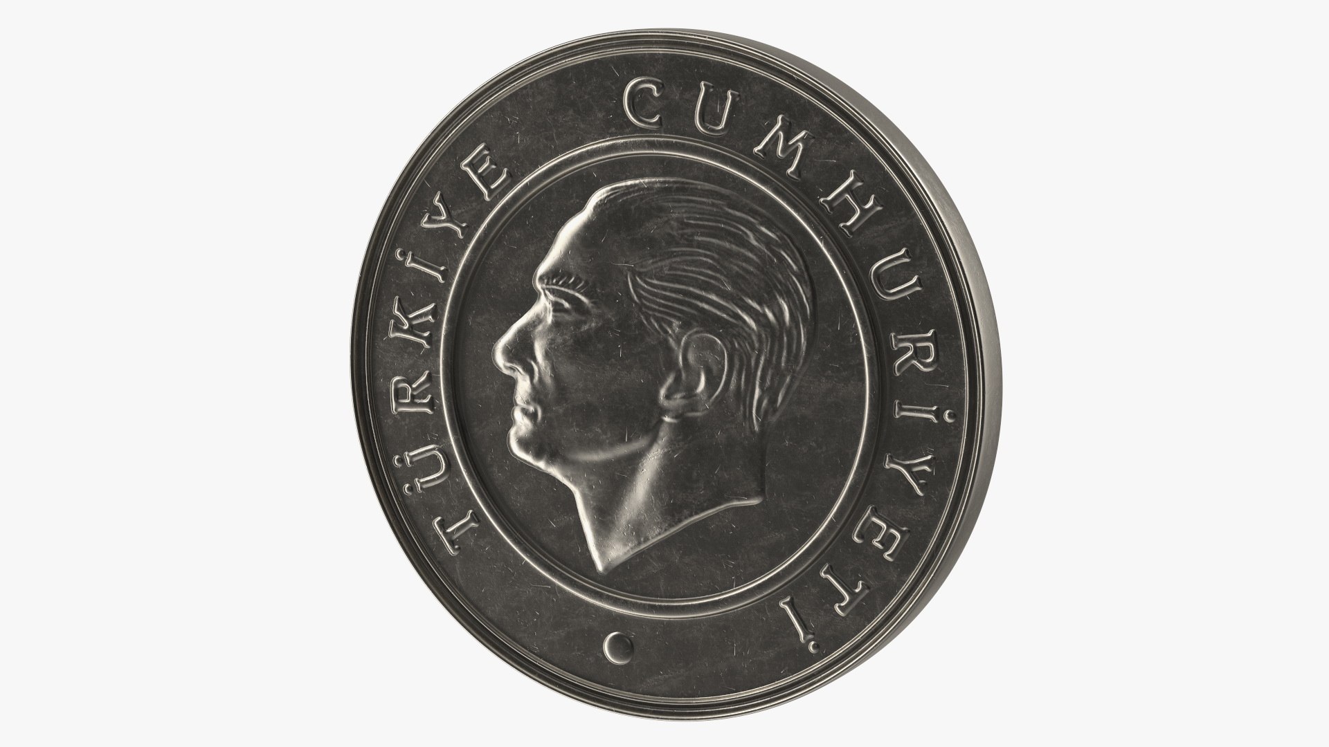 3D Model Turkey Coin 25 Kurus - TurboSquid 1985507