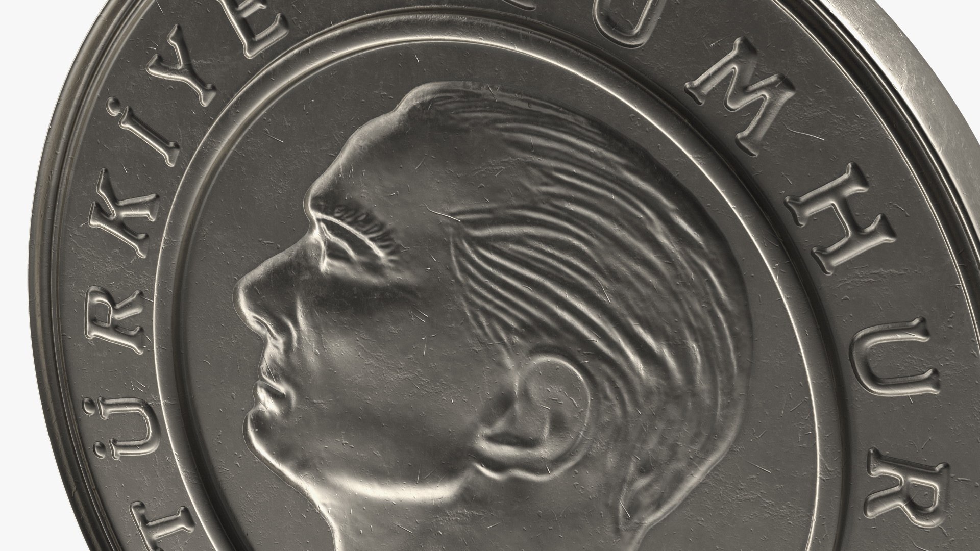 3D Model Turkey Coin 25 Kurus - TurboSquid 1985507