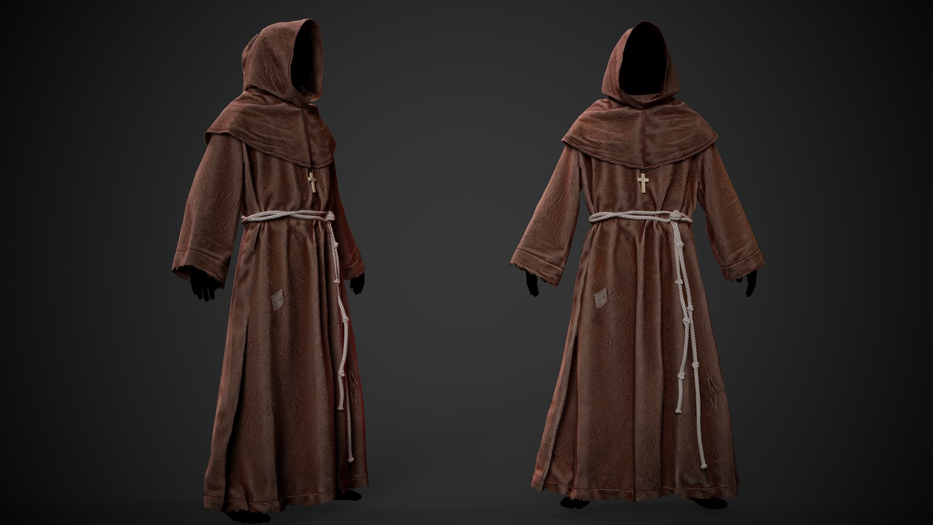 RELIGIOUS Outfits Clothes For 3D Character 3D Model - TurboSquid 2401097