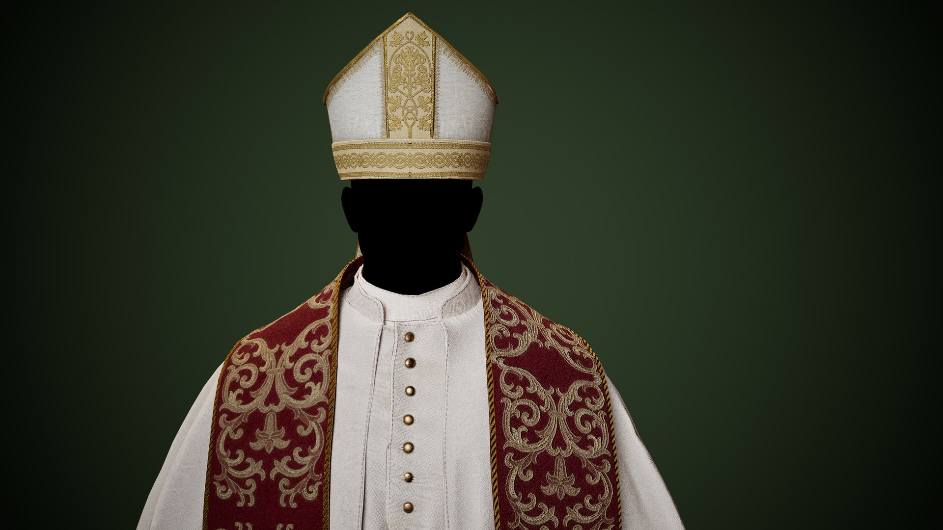 RELIGIOUS Outfits Clothes For 3D Character 3D Model - TurboSquid 2401097