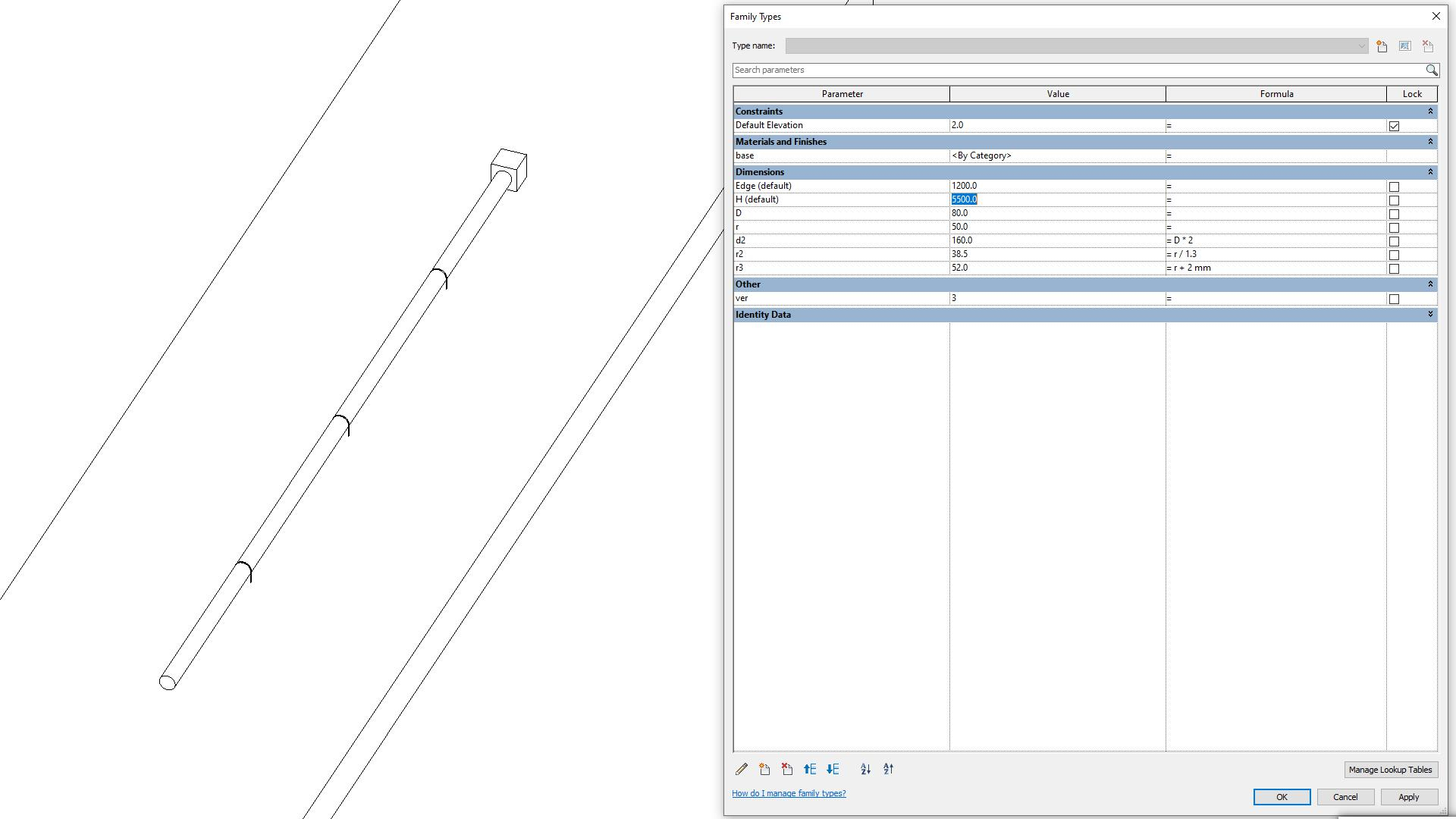 modelo 3d Rain Gutter 2 - Familia completa de Revit paramétrica gratis ...