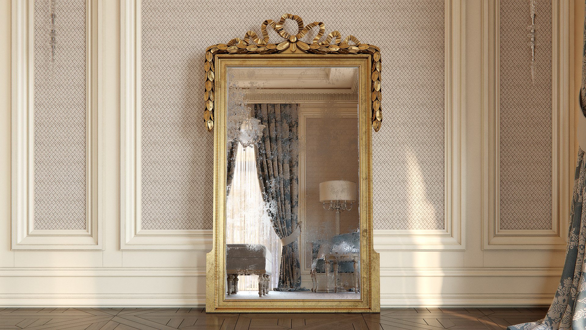 3D Classic Mirror Model - TurboSquid 1849424