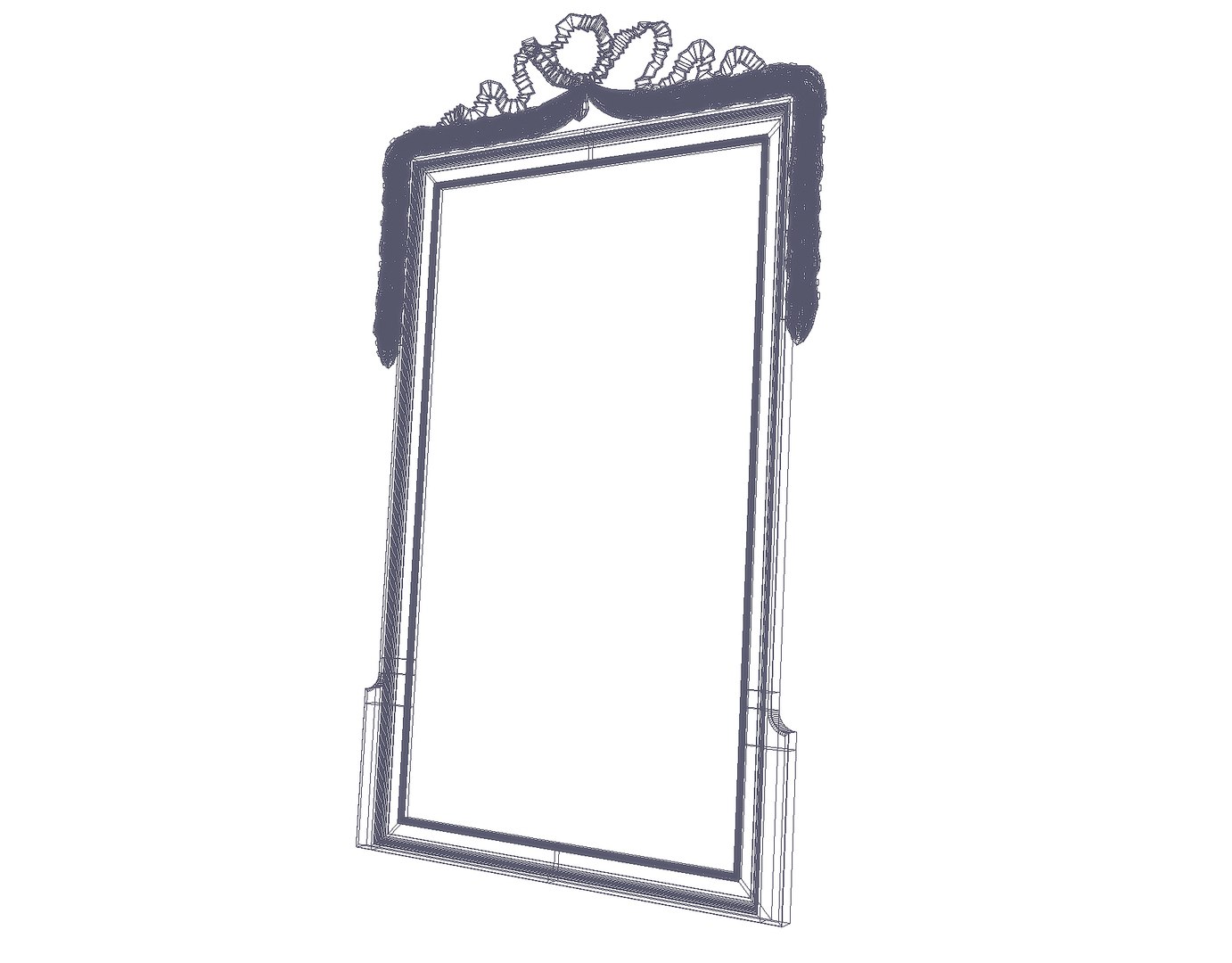 3D Classic Mirror Model - TurboSquid 1849424