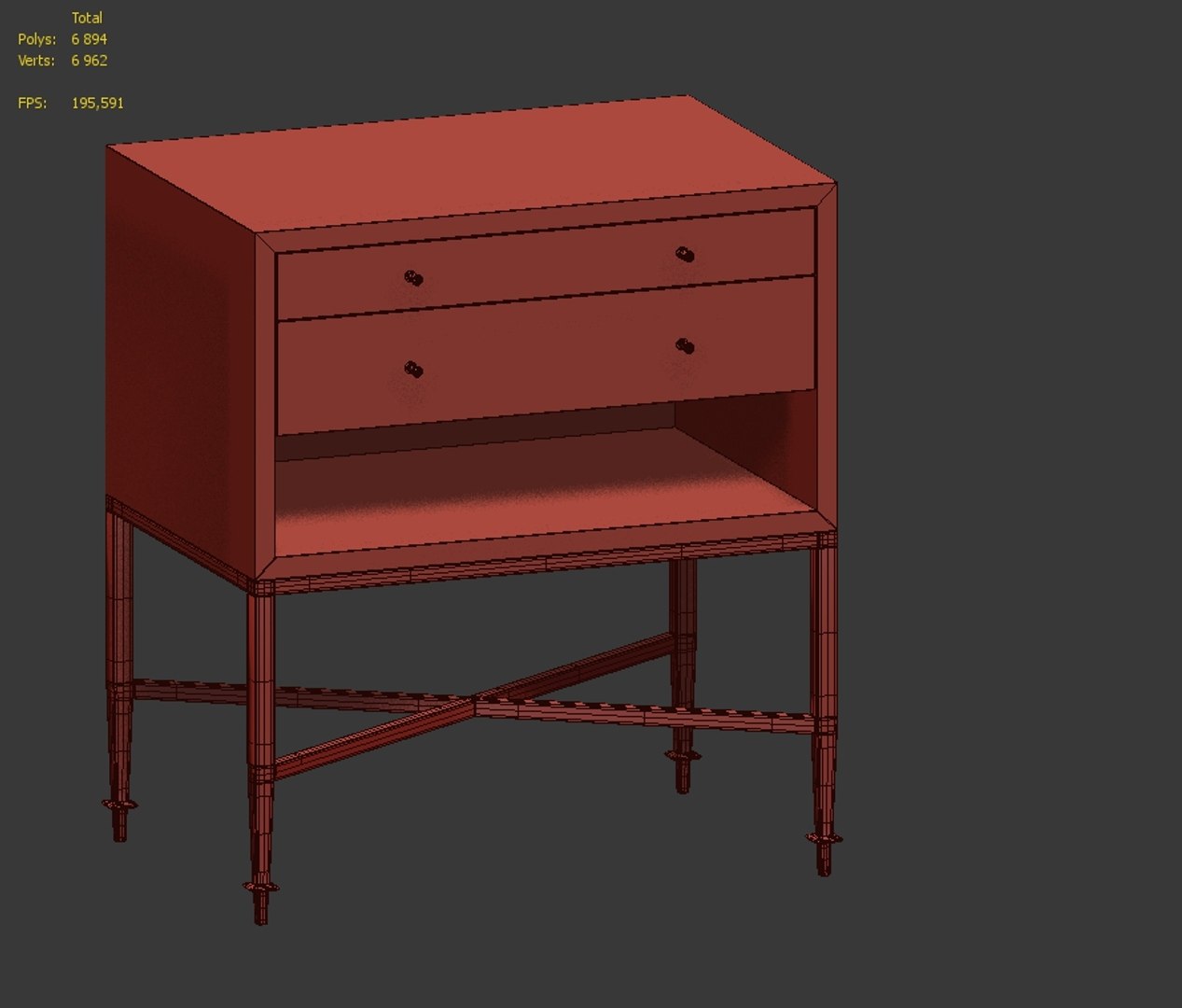3D Nightstand Cathryn Model - TurboSquid 1578973