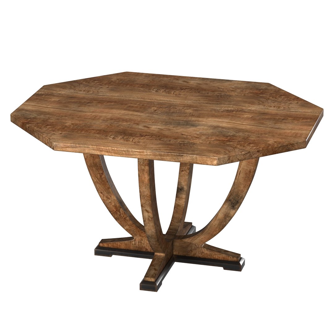Simon Dining Table 3D - TurboSquid 1838476