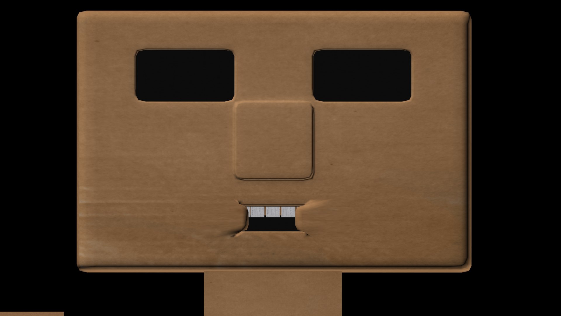 3d Model Elemental Block Man Biped
