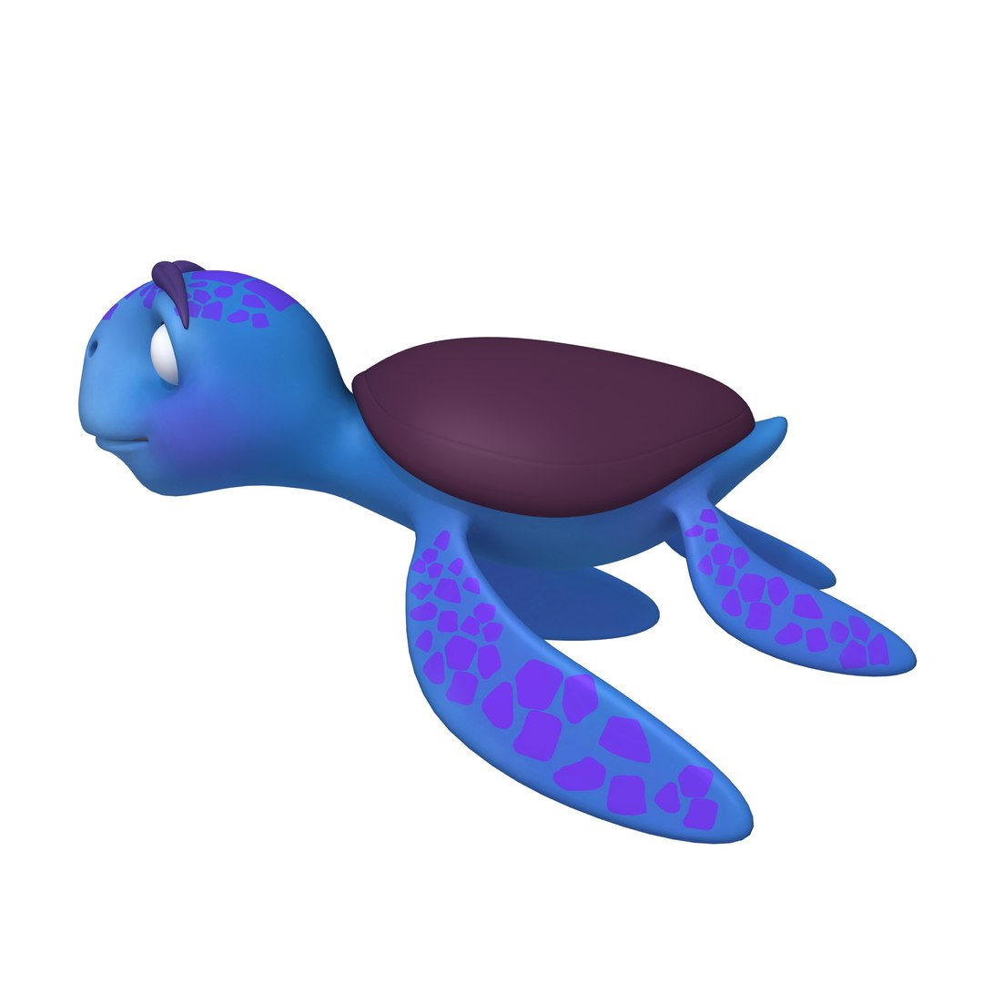3D Turtle Cartoon - TurboSquid 1767178