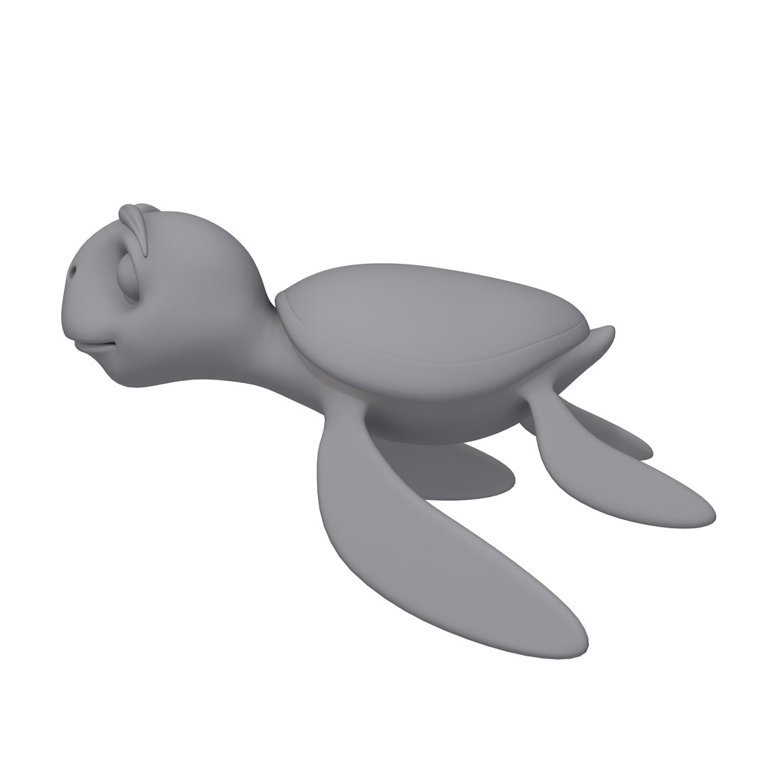 3D Turtle Cartoon - TurboSquid 1767178