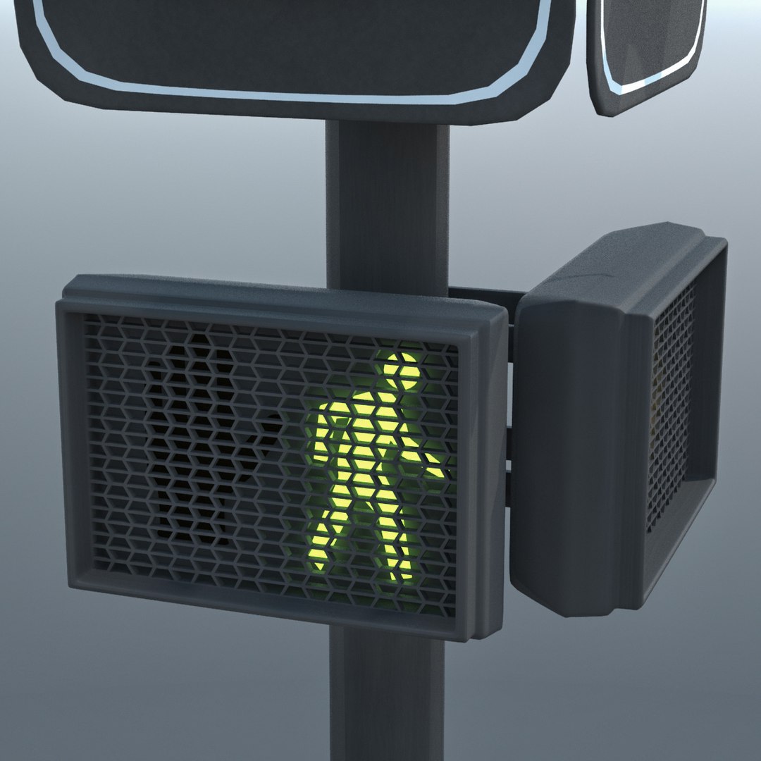 3d Model Of Traffic Light Street Rigging