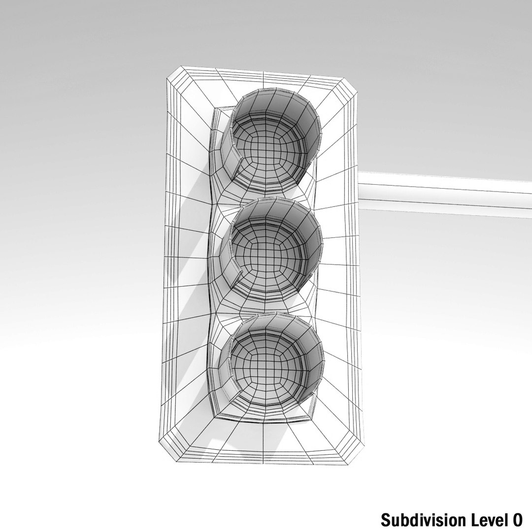 3d Model Of Traffic Light Street Rigging