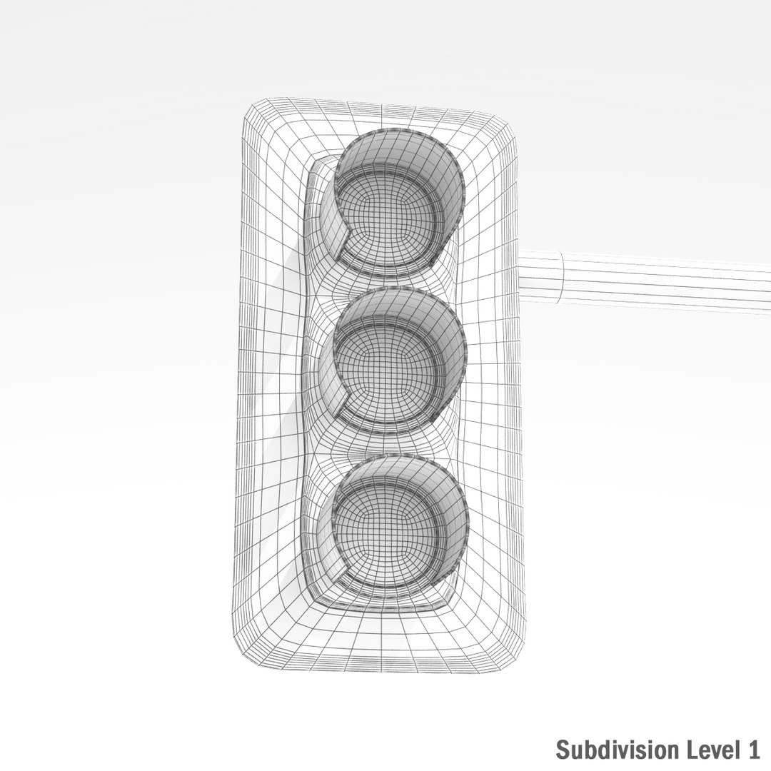 3d Model Of Traffic Light Street Rigging
