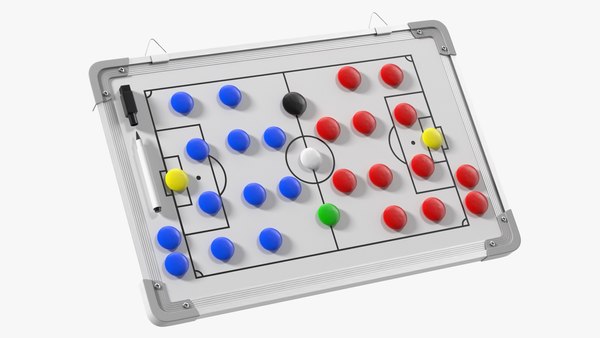 Fußball-Coaching-Board Pelz 3D-Modell - TurboSquid 1962124