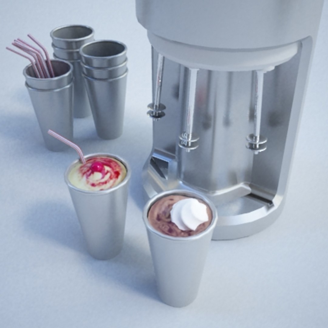 Bar Equipment - Blender 3d Model