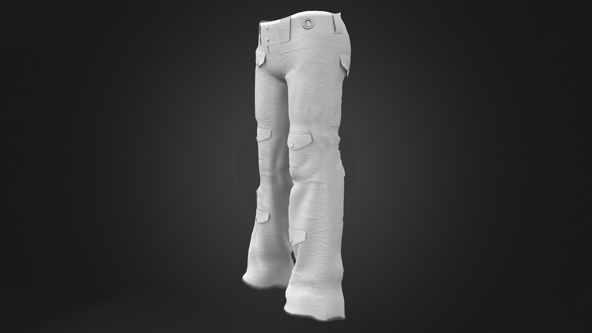 Worn Pants 3D - TurboSquid 1928702