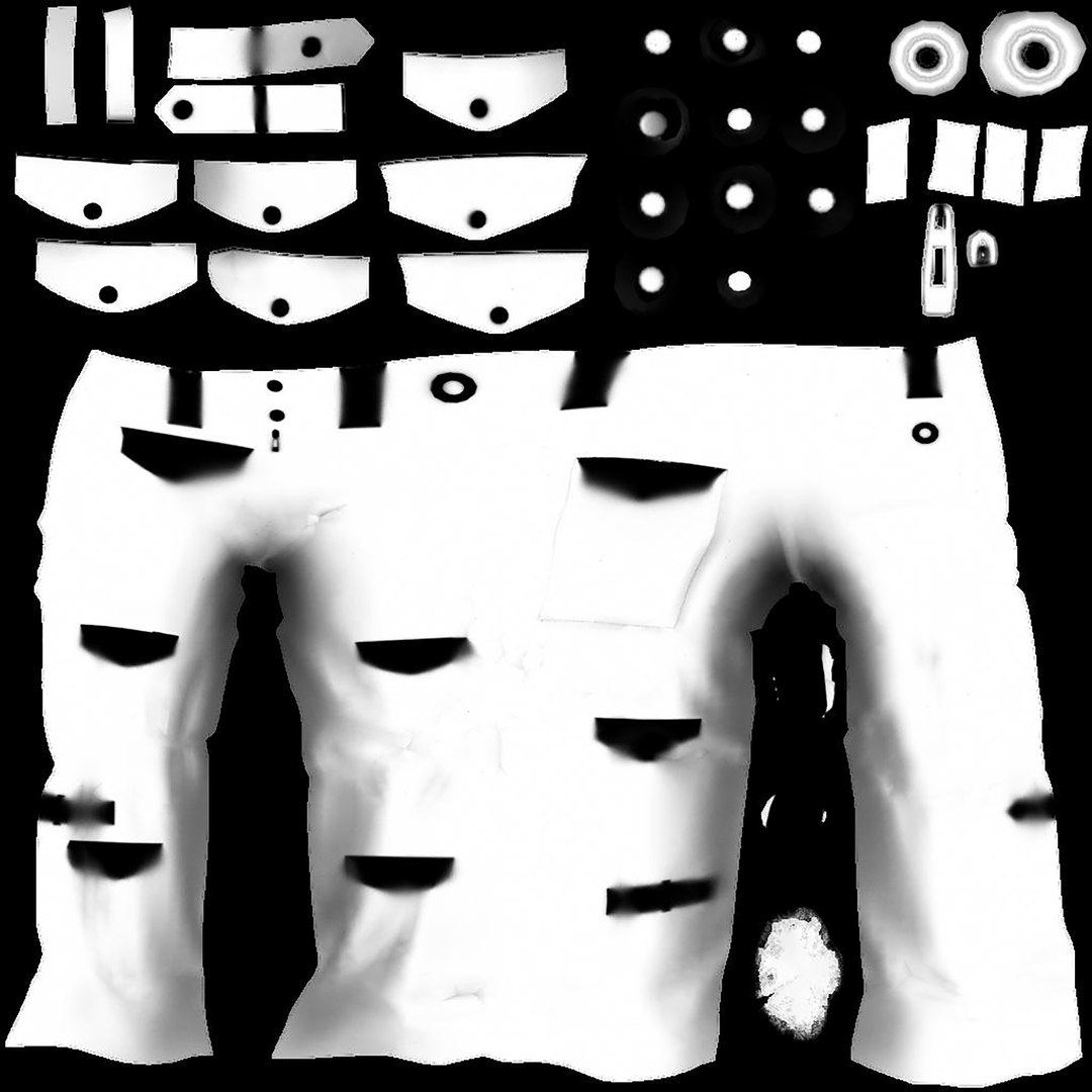 Worn Pants 3D - TurboSquid 1928702