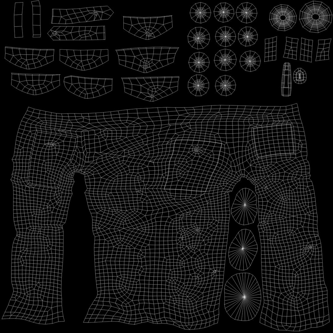 Worn Pants 3D - TurboSquid 1928702