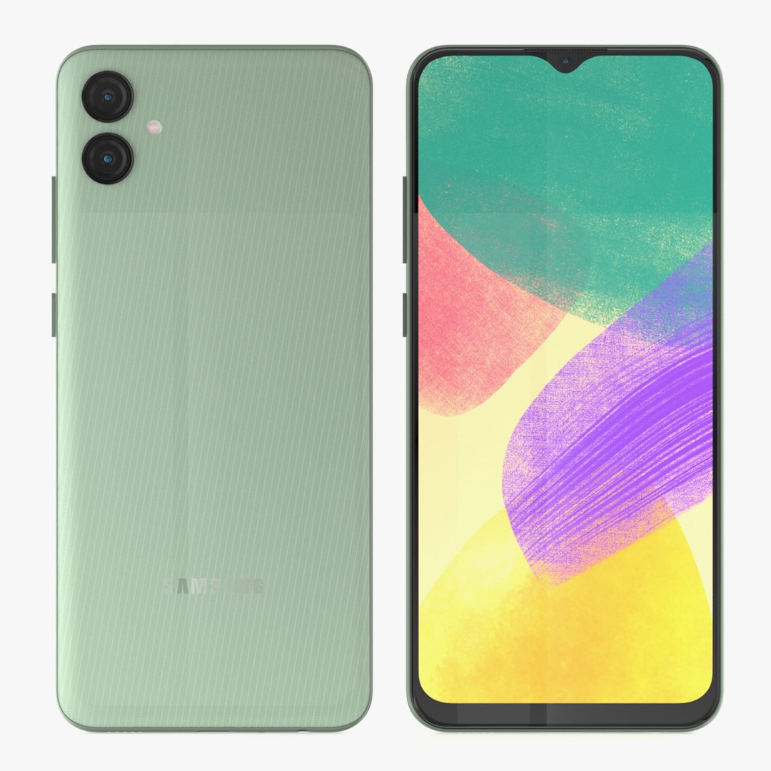 3D Samsung galaxy F04 Green model - TurboSquid 2101733