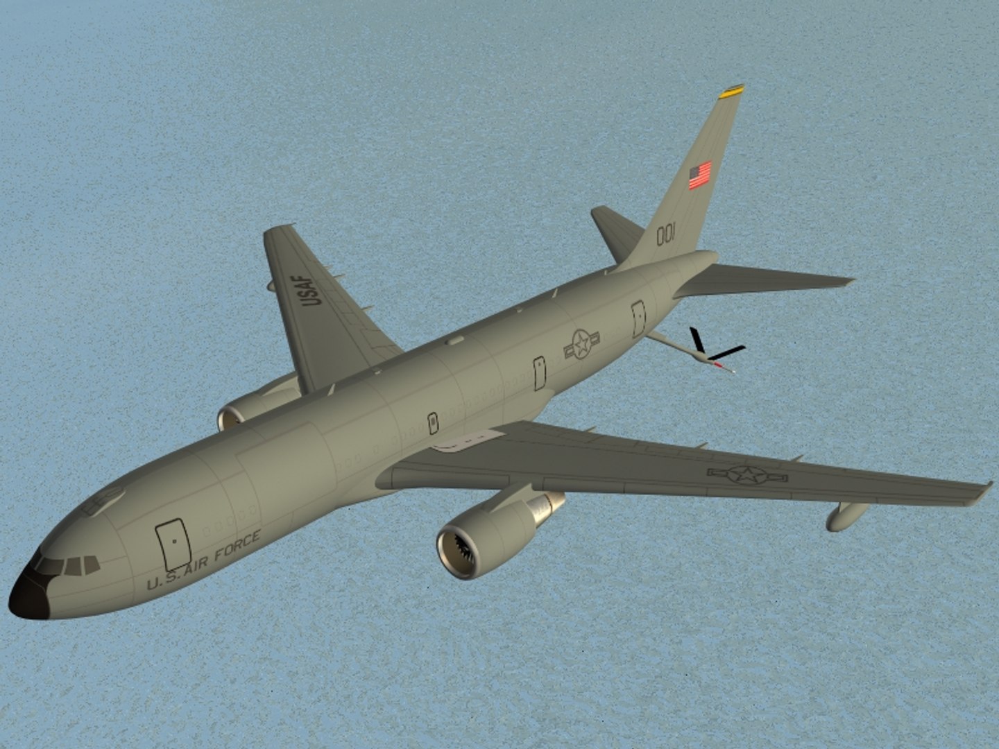 Kc-767 Transport Usaf 767 3d Max