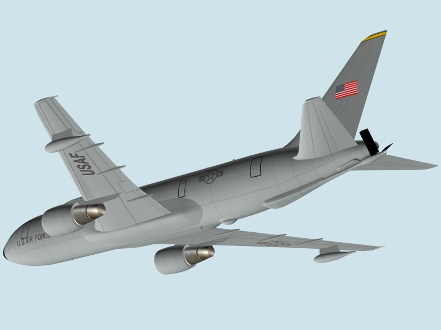 Kc-767 Transport Usaf 767 3d Max
