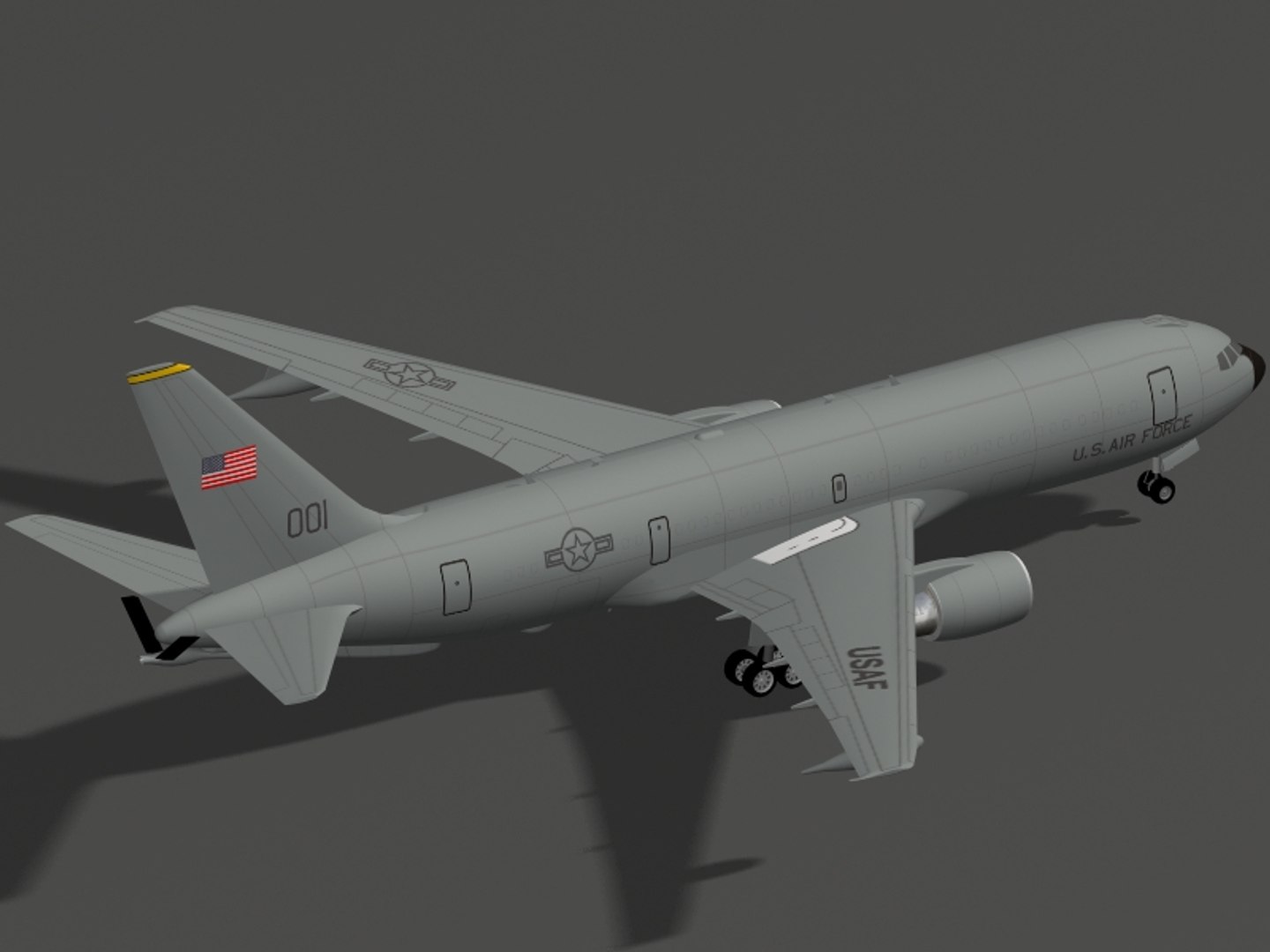 Kc-767 Transport Usaf 767 3d Max