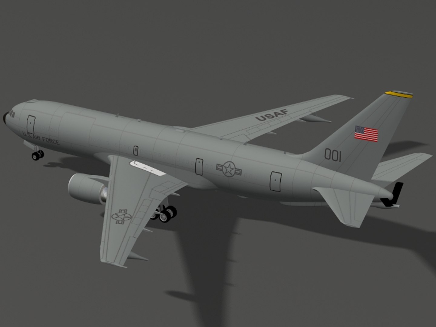 Kc-767 Transport Usaf 767 3d Max