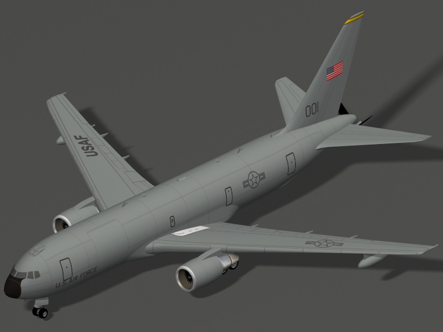 Kc-767 Transport Usaf 767 3d Max