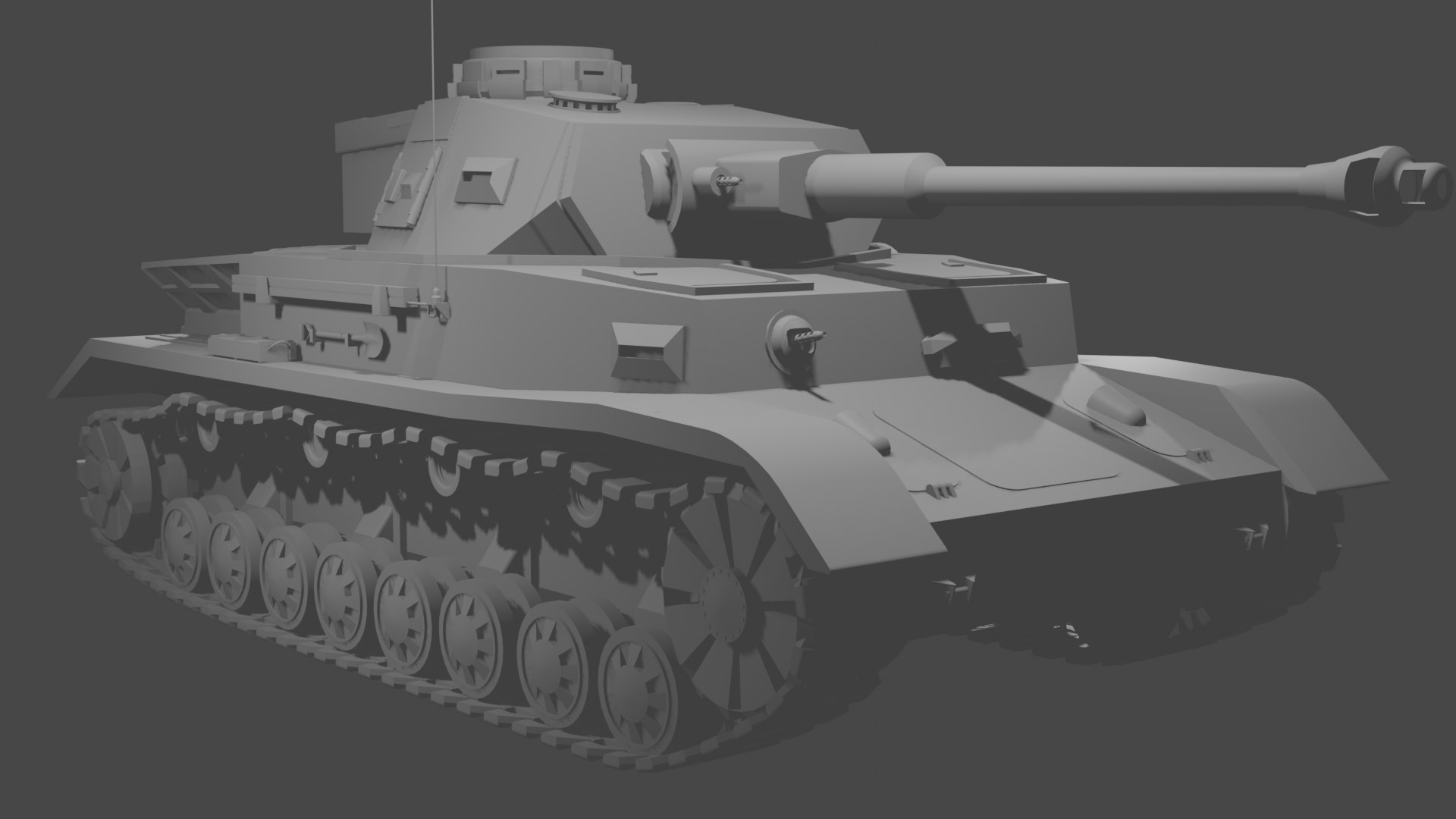 modelo 3d Panzer IV F2 - TurboSquid 2272568