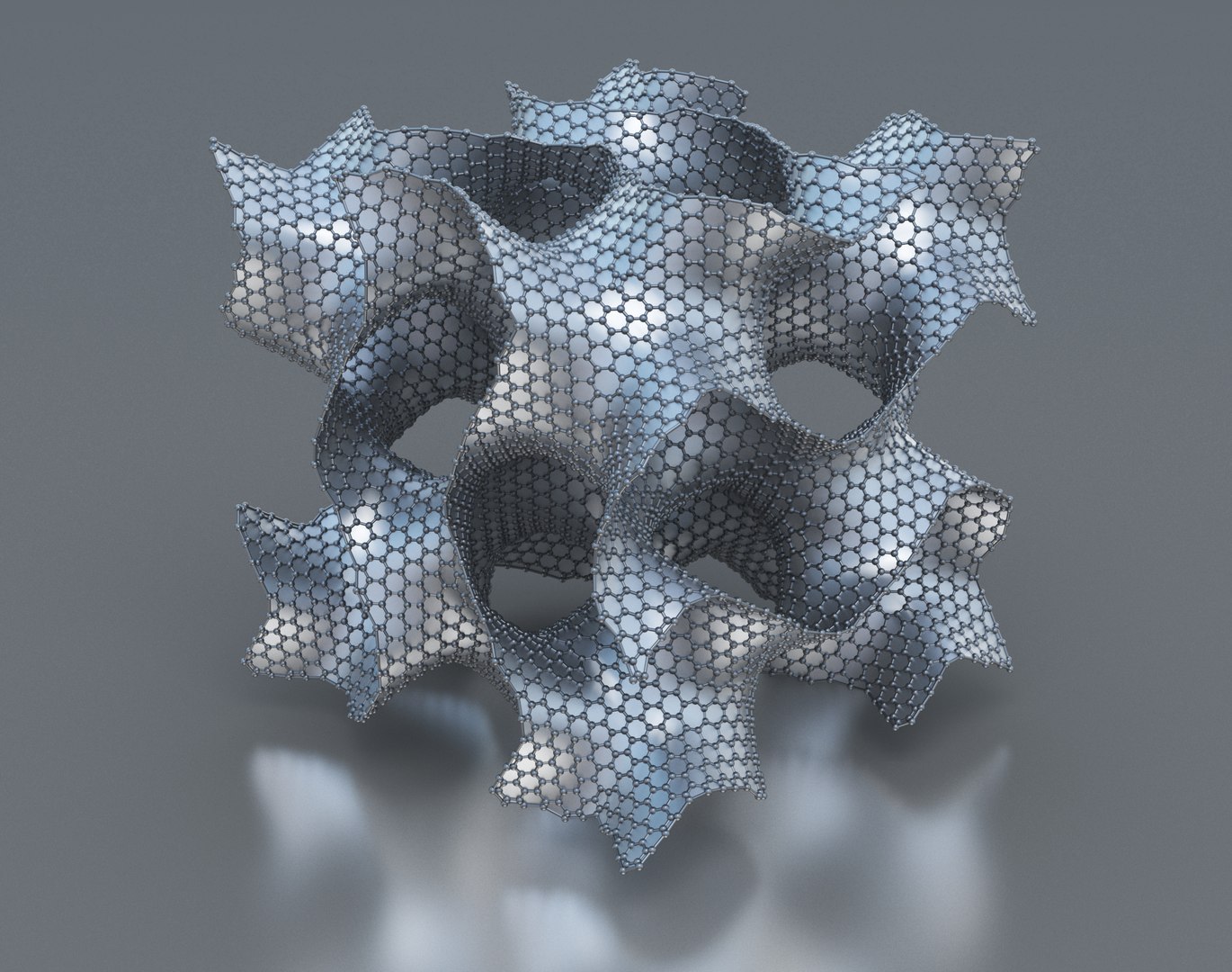 3D Flexible Graphene Gyroid Model - TurboSquid 1540063