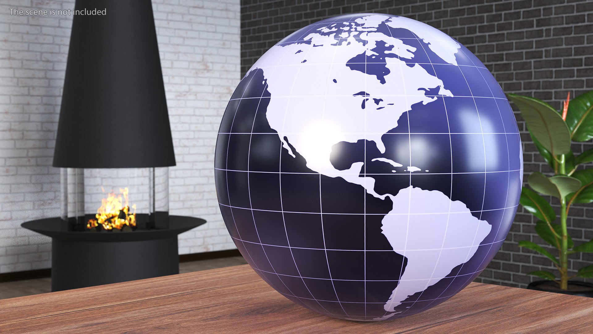 Stylized Earth Globe 3D Model - TurboSquid 2137038