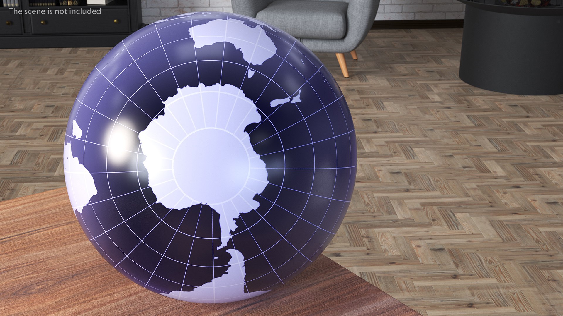 Stylized Earth Globe 3D Model - TurboSquid 2137038