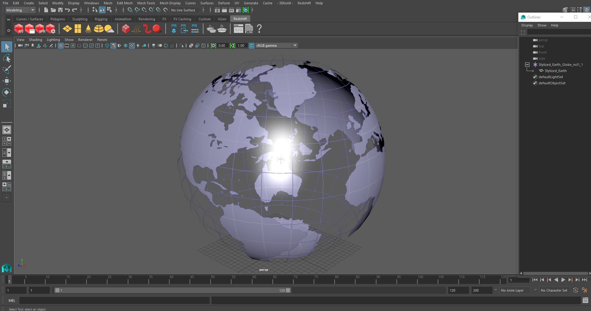 Stylized Earth Globe 3D model - TurboSquid 2137038