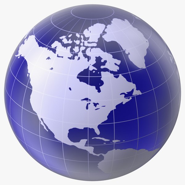 modelo 3d Globo terráqueo estilizado - TurboSquid 2137038
