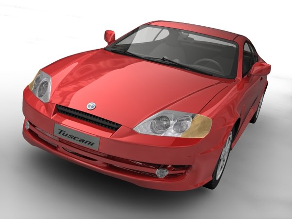 hyundai tuscani 3d model
