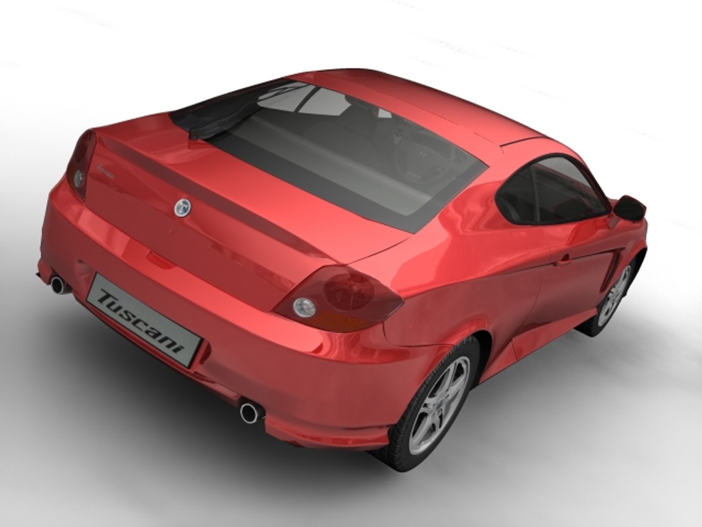 Hyundai Tuscani 3d Model