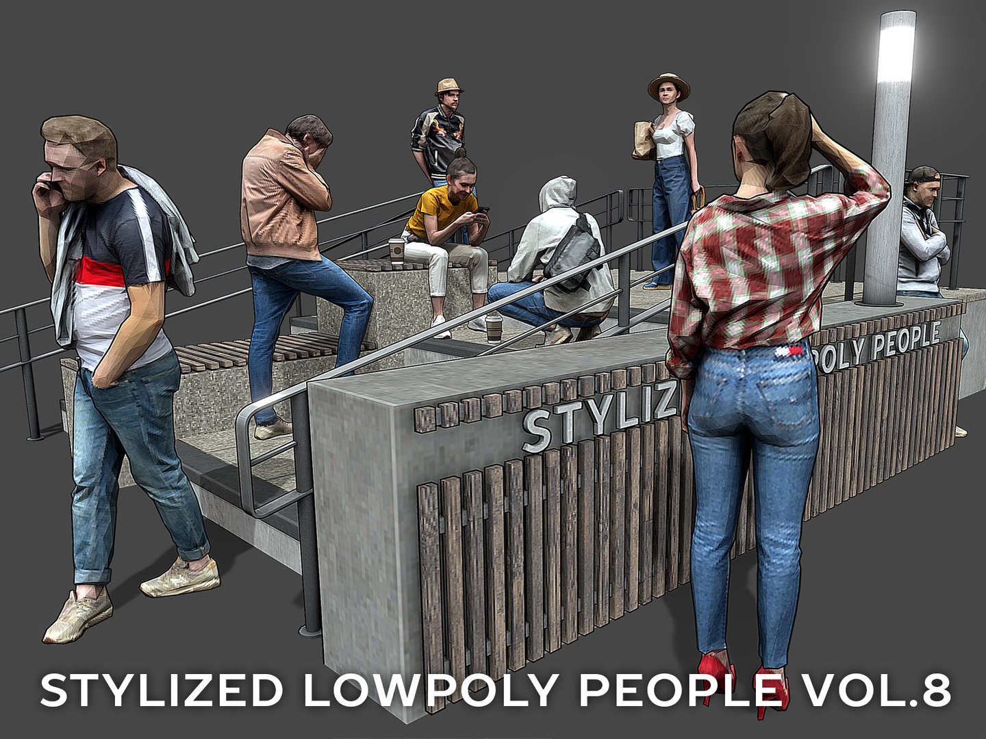 Stylized People Casual Pack 3D Model - TurboSquid 1611102