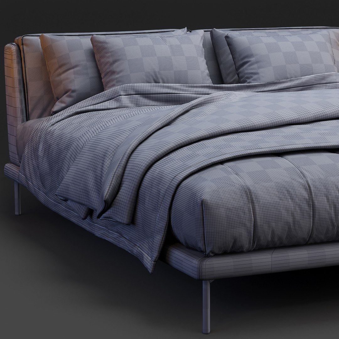 Home bed mise model - TurboSquid 1567189
