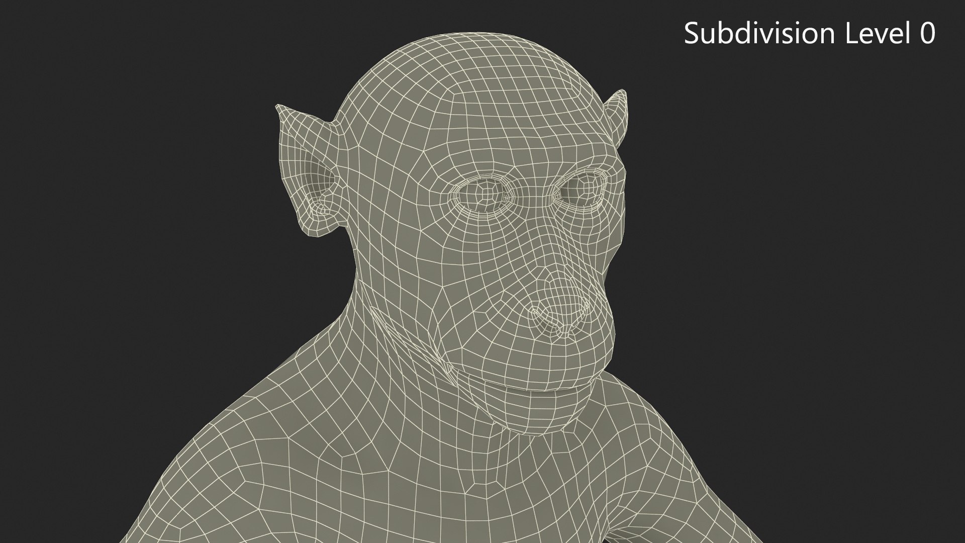 Rhesus Macaque Monkey Gray Rigged 3D Model - TurboSquid 2437424
