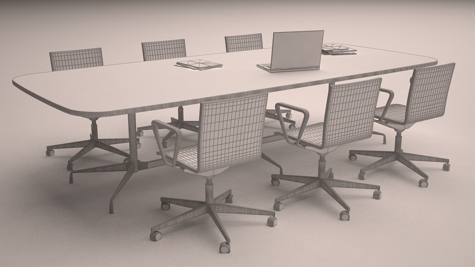 3d Meeting Room Table