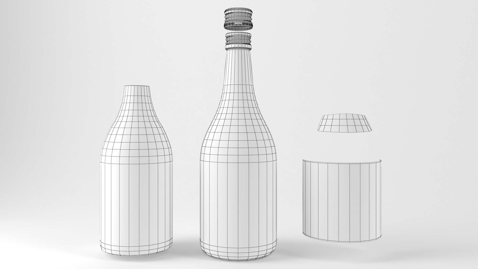 3D Bohae Original Plum Wine Bottle - High-Quality 3D Model Model ...