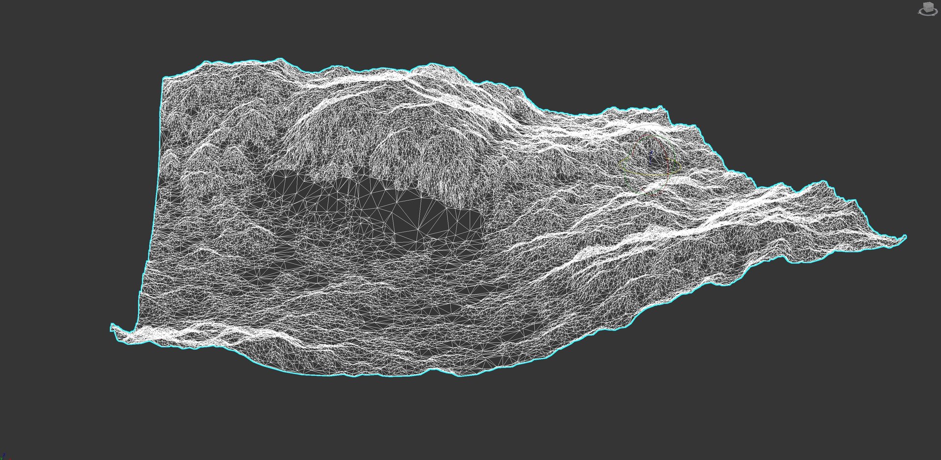 Sandy Mountain Terrain Environment 3D Model - TurboSquid 1950163