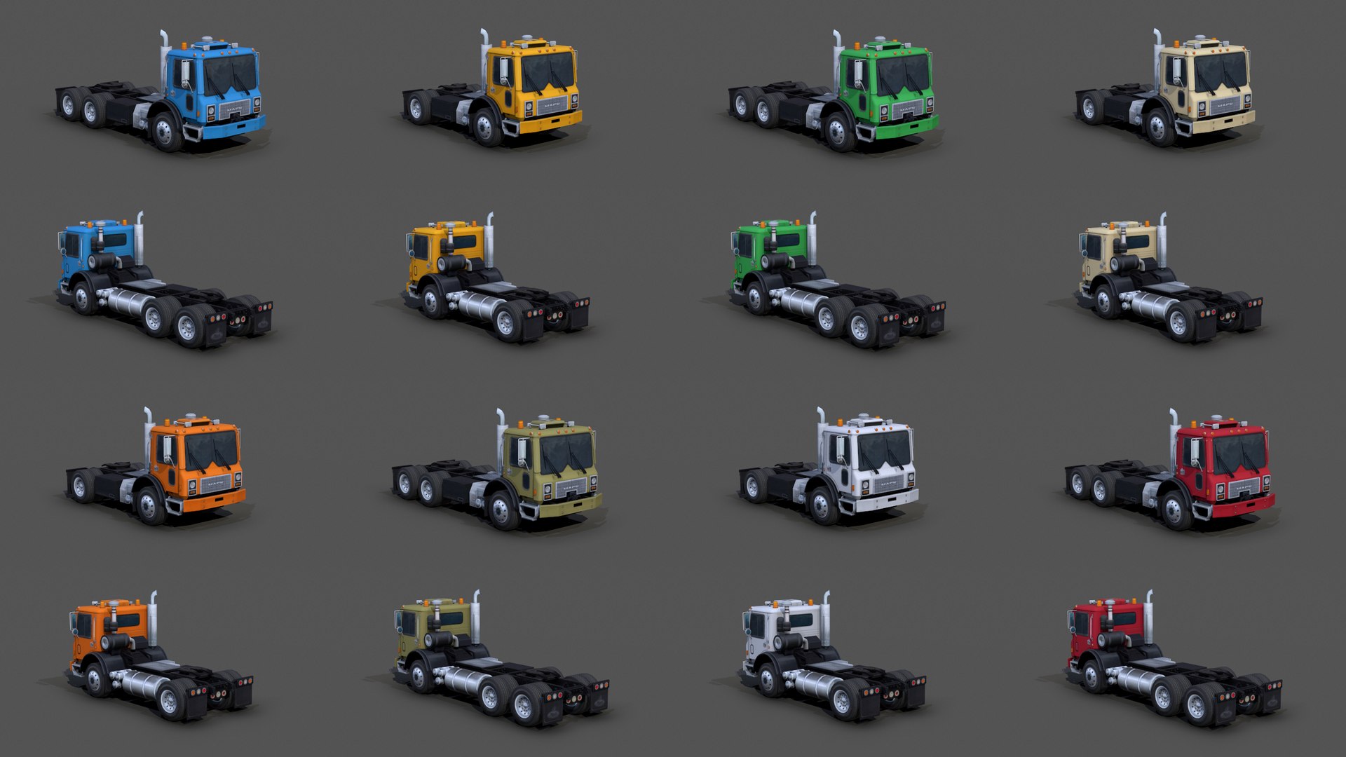 Mack MR688S 1998 Semi Truck 3D Model - TurboSquid 2190182