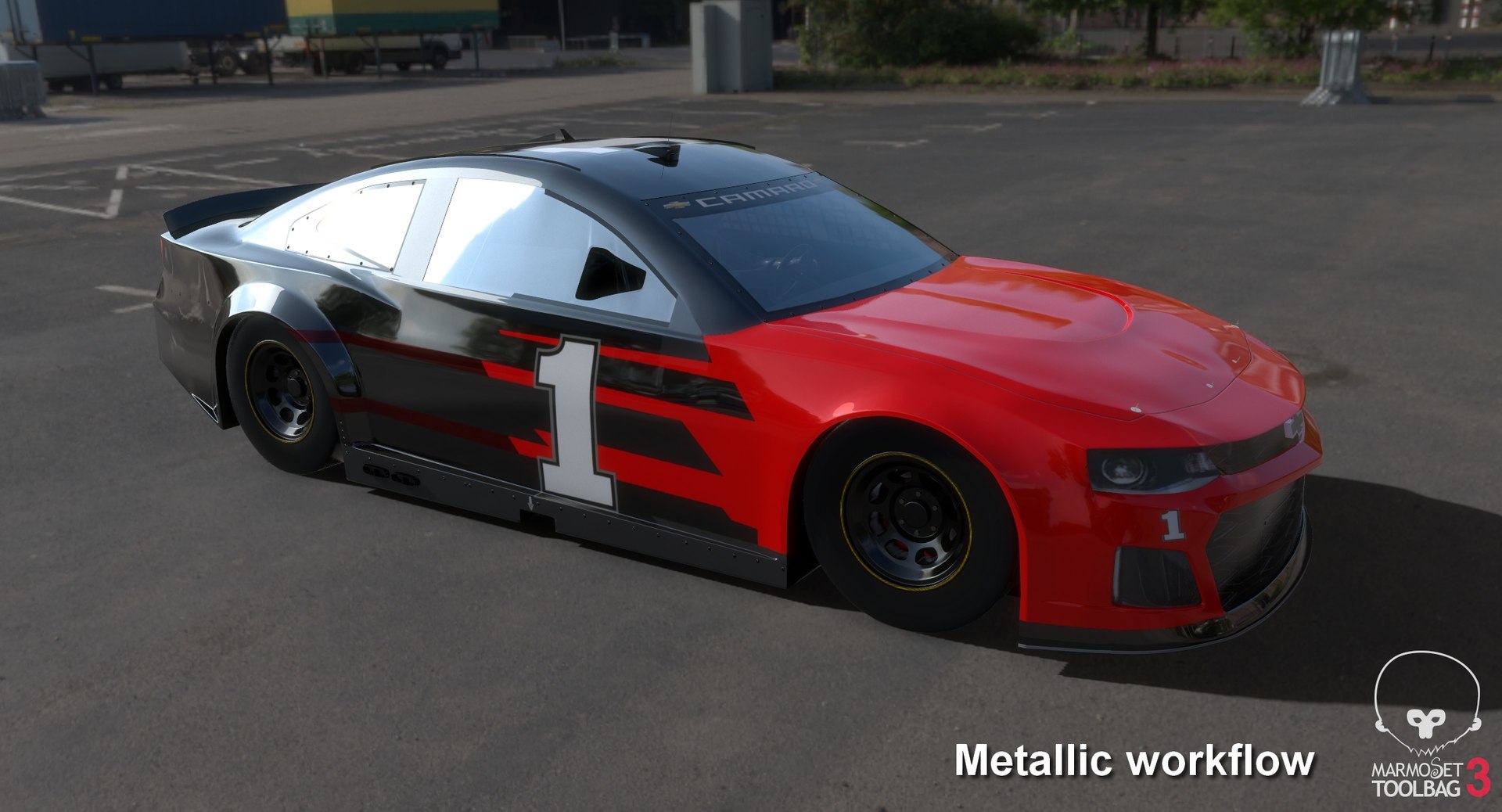 3D nascar race car chip - TurboSquid 1325348