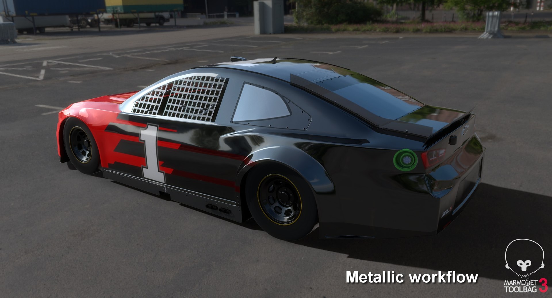 3D nascar race car chip - TurboSquid 1325348