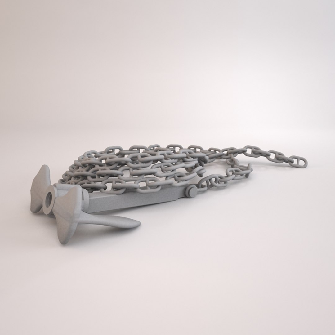 3d Model Anchor Chain